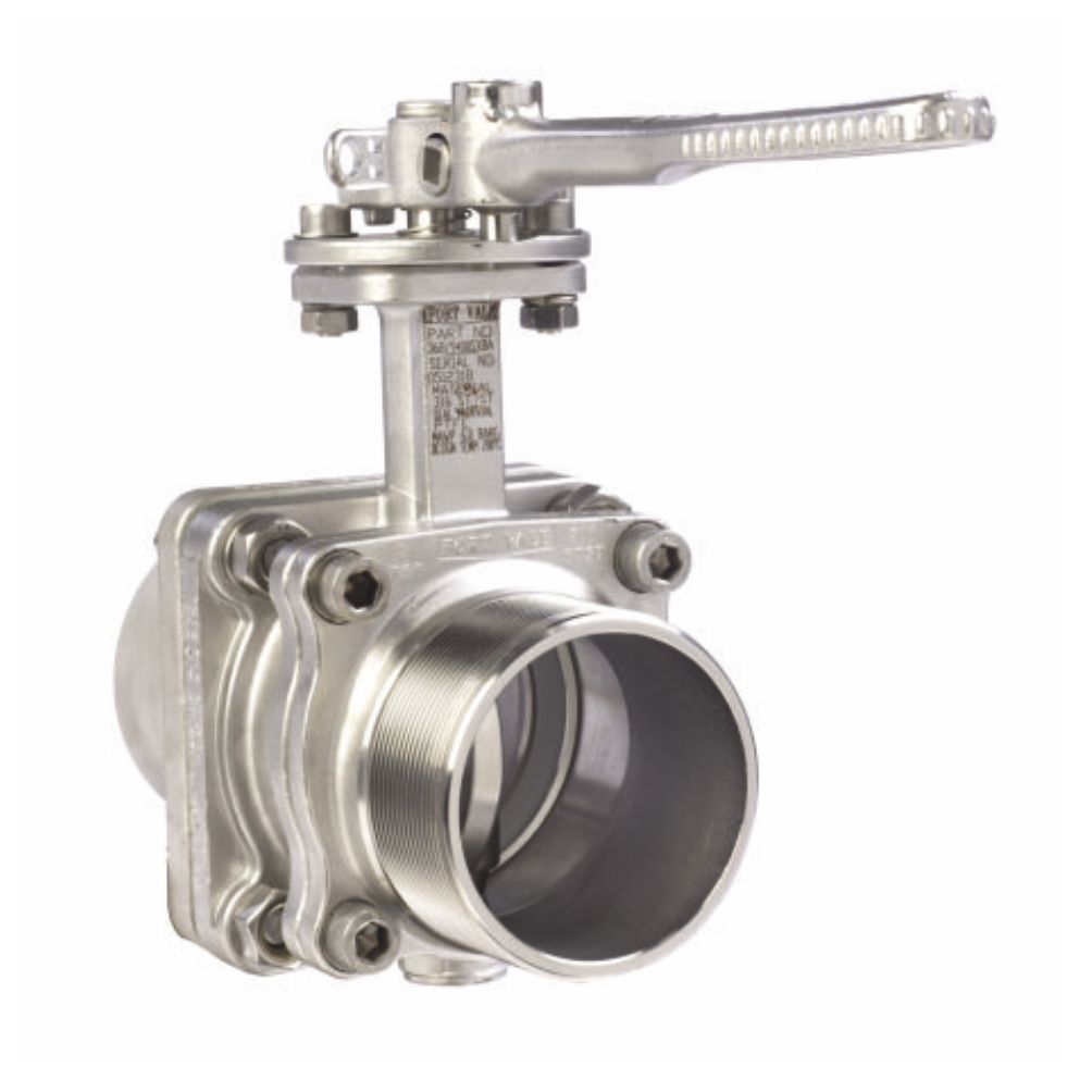 Fort Vale3" Tank-Pro Road Tanker Butterfly Valve - Fort Vale