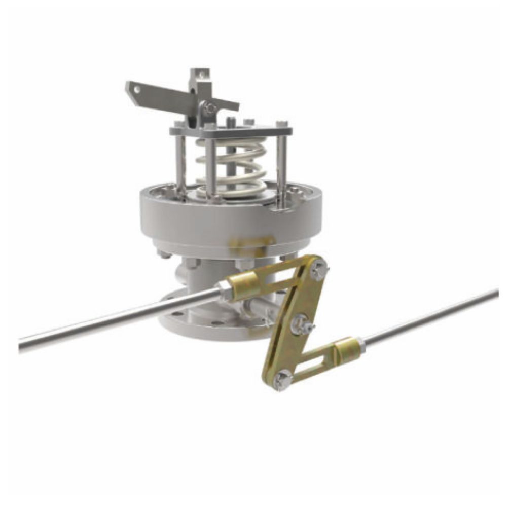 Fort Vale5" 180° Rail Footvalve - Fort Vale