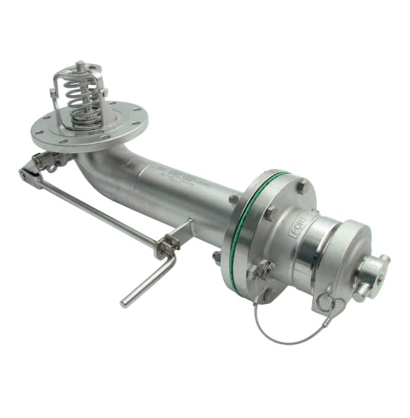 Fort Vale3" 90° Helifuel Bottom Outlet Assembly - Fort Vale