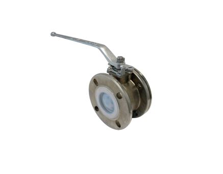 Fort Vale80mm Full Bore Ball Valve - PFA Lined - Fort Vale