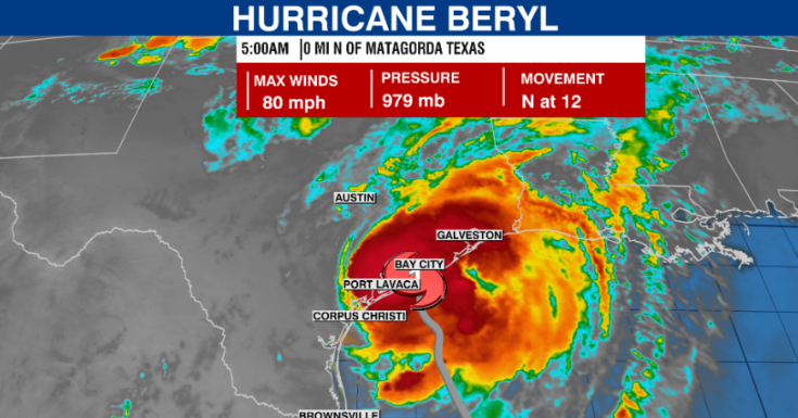 Fort ValeHurricane Beryl - Fort Vale